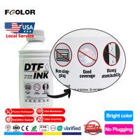 China FCOLOR for DTF for Ink for I3200 Print Head 1000ml CMYK and White Pigment for DTF PET FILM Printer for Ink for Transfer Printing for sale