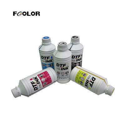 China 1L DTF Transfer Pigment Ink 1000ml Textile Ink For Epson 3200 L1800 XP600 1400 Printer for sale