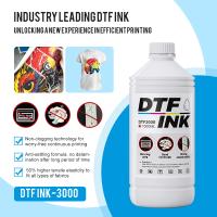 China 1L DTF Transfer Pigment Ink 1000ml Textile Ink For Epson 3200 L1800 XP600 1400 Printer for sale