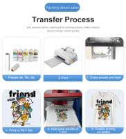 China FCOLOR 5 Colors 1000ml No Sediment White Textile Pigment Bulk DTF Printer Ink for Epson Xp600 I3200 Head Printing for sale