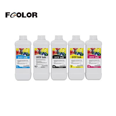 China FCOLOR High Quality Sediment Free White DTF Ink None Sediment Ink Dtf for I3200 Xp600 4720 I1600 L18050 Printhead Print Head for sale