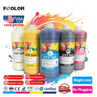 China FCOLOR 1000ML Free Sample Wholesalers Digital Tinta DTF Textile Ink for Epson I3200 4720 L1800 L805 All Printing Printers for sale