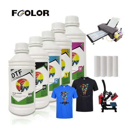 China MSDS 1000ML White Transfer DTF Ink for Epson I3200 4720 XP600 PET Film Printing for sale