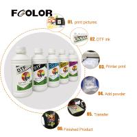 China MSDS 1000ML White Transfer DTF Ink for Epson I3200 4720 XP600 PET Film Printing for sale