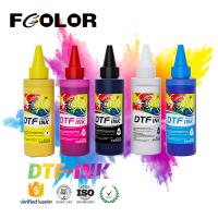 China FCOLOR Hot Sale DTF Ink Printer Inks Premium 5 Colors 100ml Tinta DTF Pigment Printing Ink for DTF Heat Transfer Inkjet Printing for sale