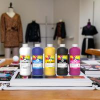 China Special Effect DTF Ink Metallic Glitter Color for Fashion Apparel Printing Unique Design Customization for sale