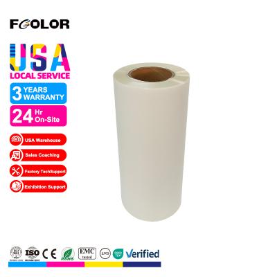 China FCOLOR Factory Sell Cold Peel 30cm 60CM Matte PET Heat Transfer Release Film 75/100U Printing PET DTF Film for Dtf Printer for sale