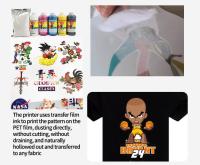 China A3+ A3 A4 Clear Waterproof PET Film for T-shirt Transfer Printing for sale