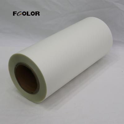 China FCOLOR 30CM 60CM Double Side Coating Heat Transfer DTF Film Glitter Pet Film for sale