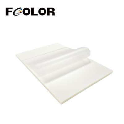 China FCOLOR High Quality DTF Printing A3 Single Side Heat Transfer PET Film for L1800 Printer for Clothing High Temperature for sale