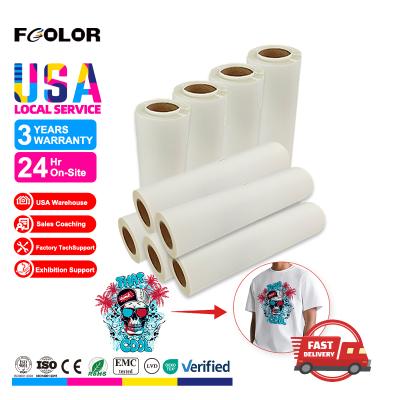 China FCOLOR Custom Double-Side 30cm 33cm 43cn 60cm DTF Transfer Pet Film for Custom Christmas Logo on T-Shirts Transfer Paper & Film for sale
