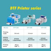 China FCOLOR Good Quality A3 A4 DTF Sheets Hot Cold Peel Transfer Prints DTF PET Film for XP600 I3200 DTF Printing Tshirt Transfer for sale