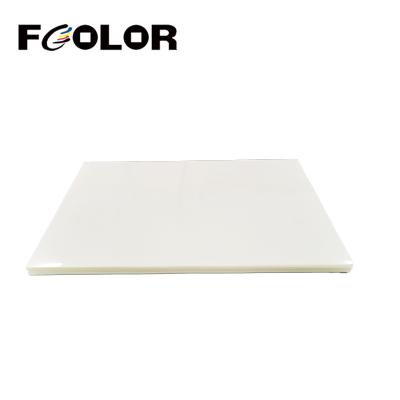 China FCOLOR Manufacturer Pet Single Matte Instant Hot Peel Heat Transfer Dtf Film Cold Peel DTF Film Sheet for sale