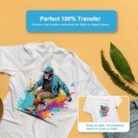 China FCOLOR High Quality DTF Hot Peeling Cold Peeling Film A3 A4 A3+ Dtf Sheet Heat Transfer Film for DTF Printing Machines for sale