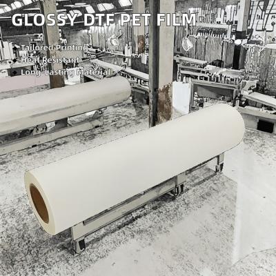 China Custom Printed Digital PET Film Glossy Matte DTF Machine Roll  32inch*100 Digital Printing Single Transfer Paper Film for sale