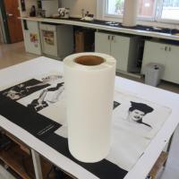 China Matte High Quality DTF Pet Film 60CM 24''*328ft Hot Peel DTF Transfer Pet Film Double-Sided for Easy Peel for USA Warehouse for sale