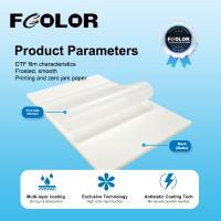 China FCOLOR 100 Sheets A4 A3 DTF Dual-Sided Matte Transparent Printable PET Film 8.3