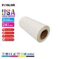 China FCOLOR DTF Film Heat Transfer Printing PET Film Roll 30CM Hot Peel Inkjet Printer PET Transfer DTF Film for sale