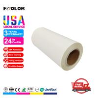 China FCOLOR DTF Film Heat Transfer Printing PET Film Roll 30CM Hot Peel Inkjet Printer PET Transfer DTF Film for sale