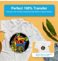 China Custom Size DTF Film Roll A3 100m Heat Transfer Printing PET Sheet for Clothing for sale