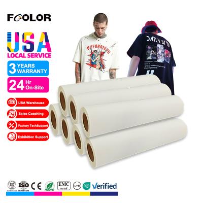 China FCOLOR Glossy Film Single Side 30CM Roll PET Film  for I3200 DTF Printer for sale