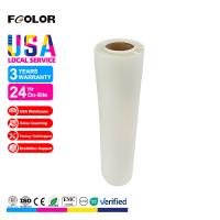 China FCOLOR Glossy Film Single Side 30CM Roll PET Film  for I3200 DTF Printer for sale