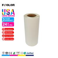 China FCOLOR Glossy Film Single Side 30CM Roll PET Film  for I3200 DTF Printer for sale