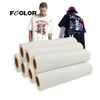China FULLCOLOR 60CM DTF PET TRANSFER FILM HOT PEEL 75UM ANTI STATIC for DIY T SHIRTS COTTON POLYESTER FABRICS CE CERTIFIED for sale