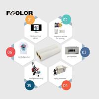 China FULLCOLOR 60CM DTF PET TRANSFER FILM HOT PEEL 75UM ANTI STATIC for DIY T SHIRTS COTTON POLYESTER FABRICS CE CERTIFIED for sale