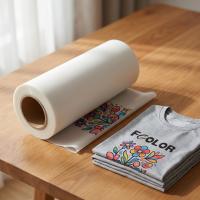 China USA STOCK 33cm DTF Transfer Film FREE SHIPPING Hot Peel Instant Peel 13 Inch Roll for T-shirt Printing for sale