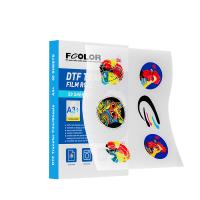 China Double Sided Matte DTF Film A3 A4 Sheets Heat Transfer PET Film for DTF Printing No Oil Leakage for sale