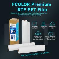 China Instant Peel 33cm DTF PET Film 100M FREE SHIP USA Hot Cold Peel Roll for Small Business T-shirt Printing for sale