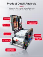 China 30cm Powder Shaker DTF Oven and Powder Shaker Drying Machine for DTF Printing for sale