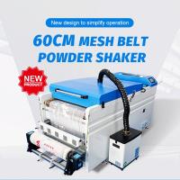 China FCOLOR Hot Selling 60cm 24 Inch Automatic DTF Powder Shaker Machine Wholesale Oven Curing Dryer Shaking Drying for DTF Printer for sale