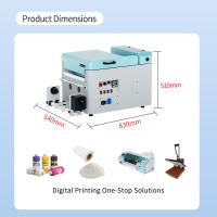China Fully Automatic 35CM DTF Powder Shaker Machine, Low Energy Consumption, Advanced Design, Hidden air Purifier, Saves Space for sale