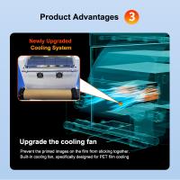 China FCOLOR 3.0 Upgrade 35CM Big Width Automatic DTF Powder Shaker Machine with Built-in Smoke Purifier for T-shirt DTF Printing for sale