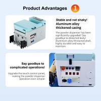 China FCOLOR 3.0 Upgrade 35CM Big Width Automatic DTF Powder Shaker Machine with Built-in Smoke Purifier for T-shirt DTF Printing for sale