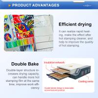 China High Efficiency Double Layer DTF Dryer Oven A3 Print Dimension Fast Curing for sale