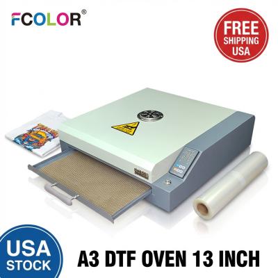 China FREE SHIPPING A3 DTF Curing Oven USA Warehouse 13 Inch Automatic Timer for DTF Powder Shaker Machine for sale