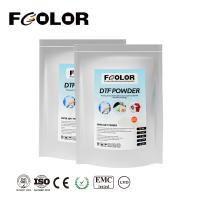China FCOLOR PET Transfer Film Hot Melt White DTF Powder Adhesive Glue For T Shirt Printing for sale