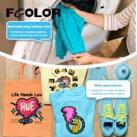 China FCOLOR PET Transfer Film Hot Melt White DTF Powder Adhesive Glue For T Shirt Printing for sale