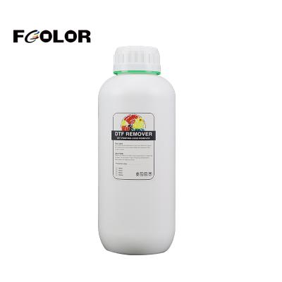 China FCOLOR 100ML DTF Ink Remover Liquid Solution for Removing Clothes Logo Film Printing Pattern Adhesive for DTF Ink for sale