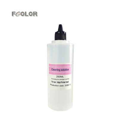 China 250ML DTF Pigment Ink Cleaning Solution Liquid for Epson XP600 L1800 P600 P800 DX5 Printer for sale