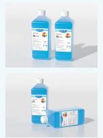 China Solvent Based Heat Transfer Cleaning Solution Strong Nozzle Unclogging Moisturizing Liquid Imported Small Blue for DTF Printer for sale