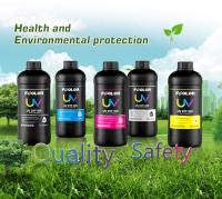 China FCOLOR One-Stop Solution Fcolor LED Curable UV Varnish Ink for Epson I3200 UV Printing on TPU Leather for sale