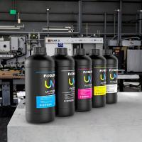 China FCOLOR 1000ml UV Premium Hard and Soft Inks for Epson XP600 TX800 DX5 DX7 I3200 UV Printing Flatbed Printer for sale