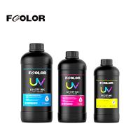 China Fcolor Super Flexible Soft UV Ink for Ricoh Gen5 Gen6 G5 G6 UV PRINTER INK for Silica Gel Printing for sale