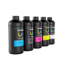 China Fcolor Super Flexible Soft UV Ink for Ricoh Gen5 Gen6 G5 G6 UV PRINTER INK for Silica Gel Printing for sale