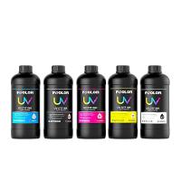 China Fcolor Super Flexible Soft UV Ink for Ricoh Gen5 Gen6 G5 G6 UV PRINTER INK for Silica Gel Printing for sale