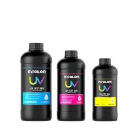 China Fcolor UV DTF Transfer AB Film Dtf UV Ink for Epson I3200 L1800 UV Dtf Sticker Printer for sale